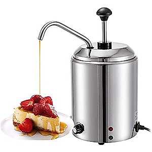 ANSNAL Cheese Warmer Dispenser, 1600W Electric Food Sauce Warmer Heater, Commercial Jam Heat Preservation Machine for Chocolate Butter Cheese