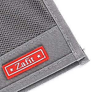 Zafit Bedside Storage Organizer, Table Cabinet Storage Organizer Bedside Organizer Caddy for Remotes Phone Glasses (Classic 4 Pockets-Grey)