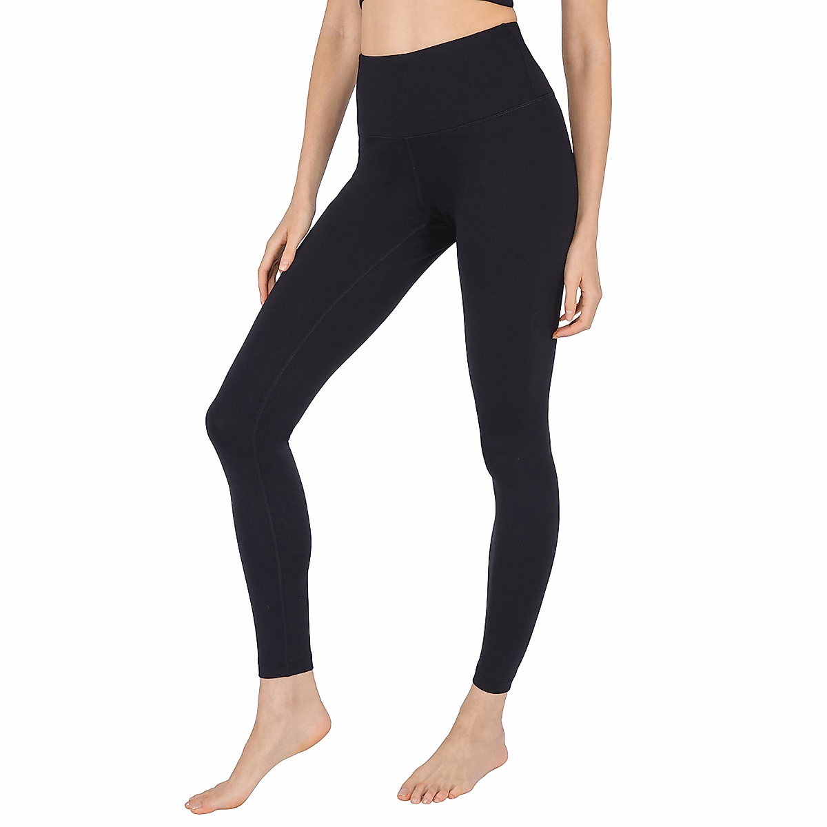90 Degree By Reflex - High Waist Power Flex Legging - Tummy Control - Black - Small