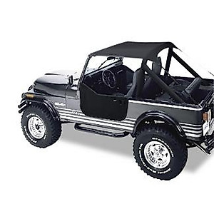 Bestop 5250801 Traditional Bikini Top for 1976-1991 CJ7/CJ8 & Wrangler,Black