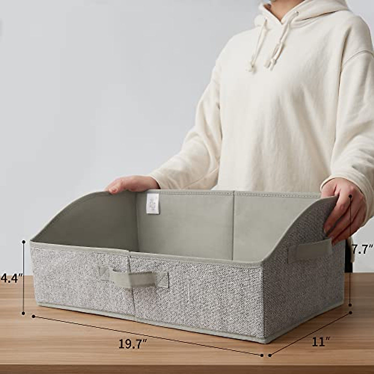 GRANNY SAYS Bundle of 3-Pack Closet Storage Organizers & 1-Pack Hanging Closet Organizer