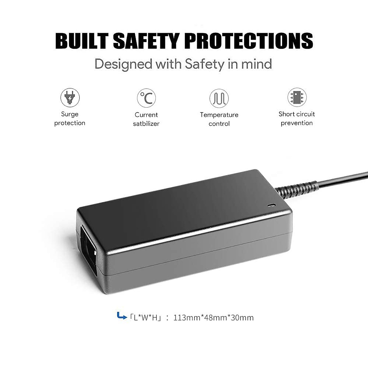 KFD AC Adapter for Zebra ZQ510 ZQ500 ZQ520 QLN320 QLN220 Printer ZQ52-AUE0000-00 ZQ52-AUE0010-00 FSP FSP050-DBCD1 P1026943-2 9NA0501609 ZQ52 QN4 QN2 QN3 QH2 QLn220 QLn320 QLn420 QLn-EC4 Power Supply