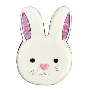 Cute Bunny Head Cookie Cutter, 3" Made in USA by Ann Clark
