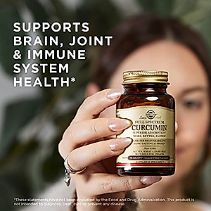 Solgar Full Spectrum Curcumin Liquid Extract Softgels - 30 Count - Faster Absorption - Brain, Joint & Immune Health - Non-GMO, Gluten-Free, Dairy-Free, Soy-Free - 30 Servings
