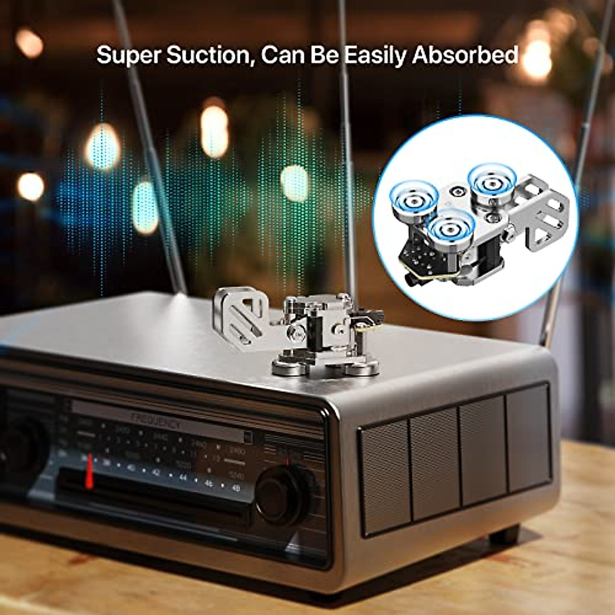 Mini CW Key Automatic Morse - Radio HAM Send Telegram Double Paddle Morse Code Key with Stainless Steel Body Three Neodymium Magnets Base