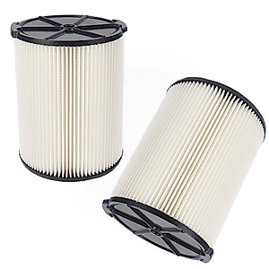 2 Pack VF4000 Replacement Filter for Ridgid Shop Vac Filter 5-20 Gallon 6-9 Gallons Vacuum Cleaners, Wet Dry Vacuum vf4000 filter for Ridgid shop vac filters wet dry ridgid vacuum filter