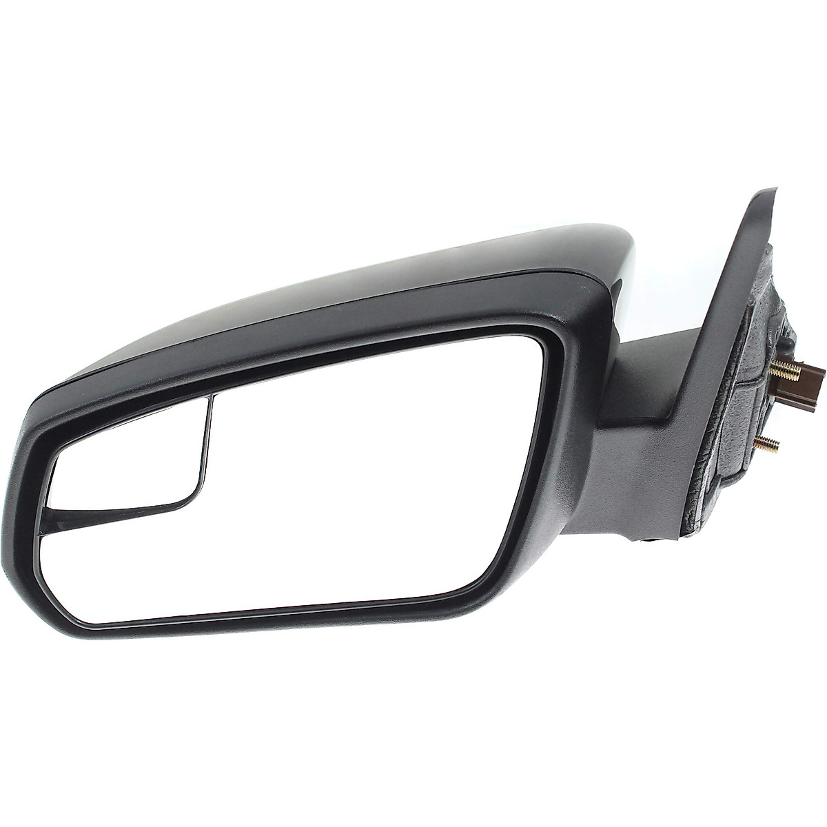 Kool Vue Driver Side Power Mirror for Ford Mustang 2011-2012 With Spotter Glass with 2 Caps