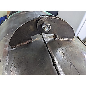 Burn Shop Large BBQ Smoker Hinge 8 x 2 1/4" 3 Peice