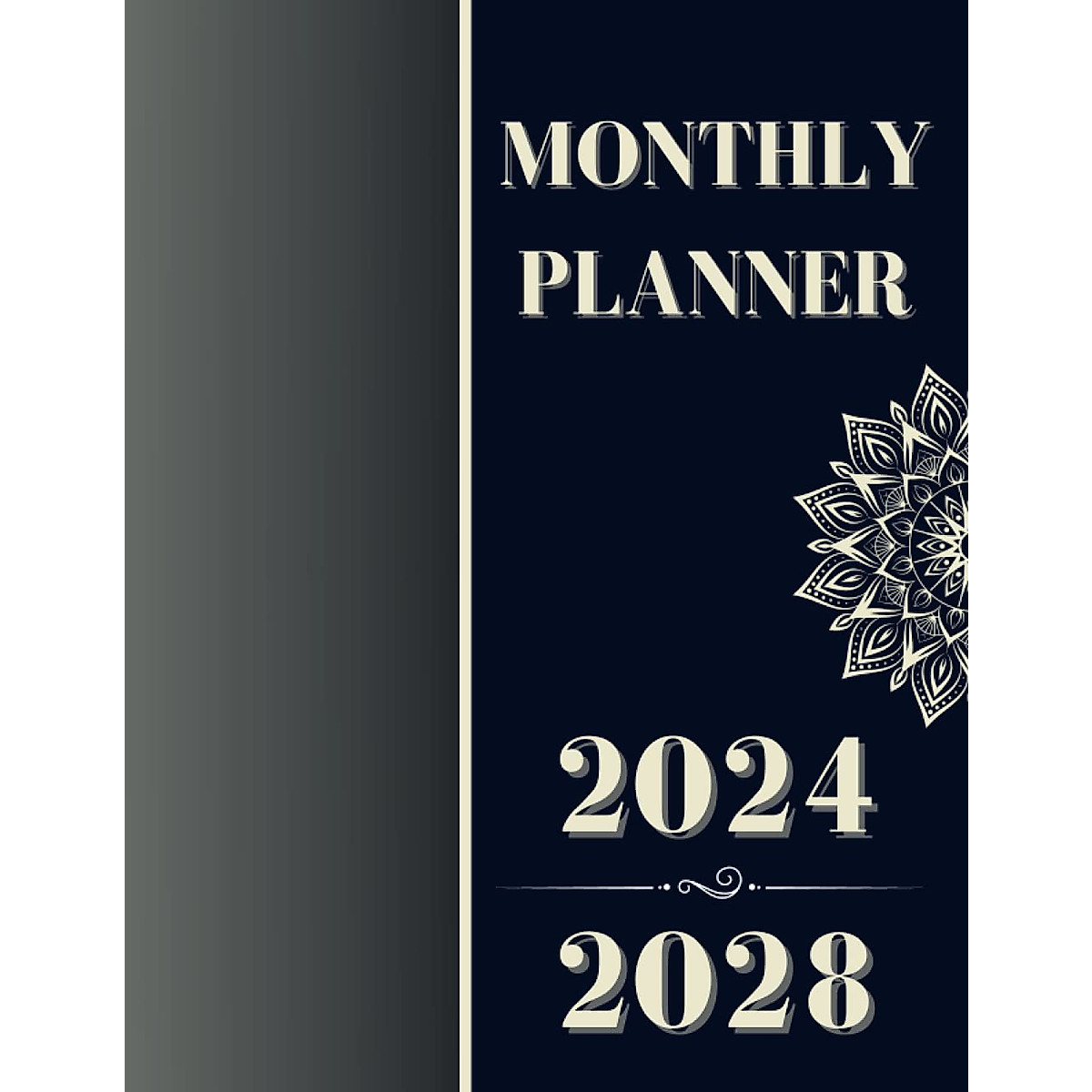 2024-2028 Monthly Planner 5 years: 60 Months Planner, January 2024 to December 2028, 5-Year Calendar & Monthly Planner- 8.5x11 inches, |Theme: Simple|