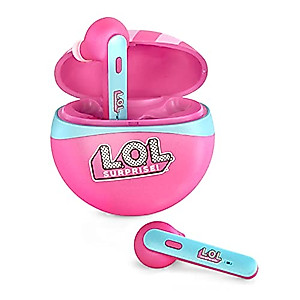 L.O.L. Surprise! Wireless Earbuds for Kids w/ 3D Stereo Sound & Built-in Mic