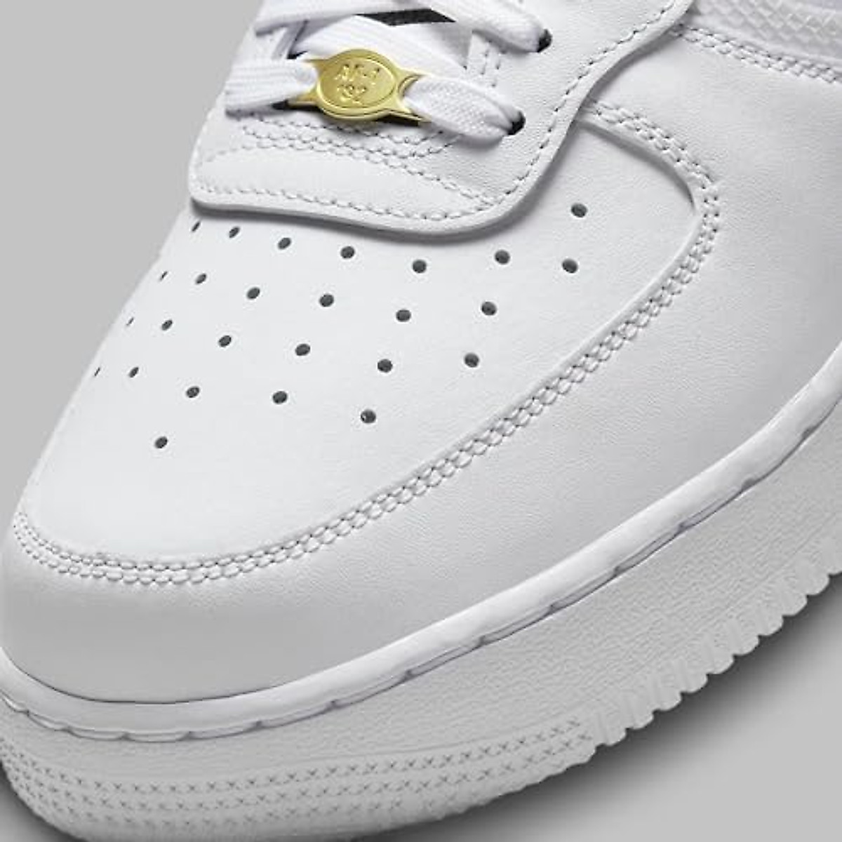 Nike mens Air Force 1 Mid React Shoes, White/Black-yellow Ochre, 9.5