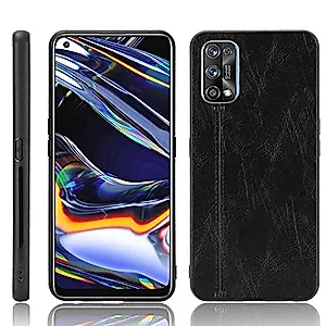Case Suitable for Oppo Realme 7 Pro,Leather Style Cellphone case Rugged Shield 360°Protect Your Phone Retro Color Shell Case for Oppo Realme 7 Pro