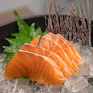 Yardwe 6pcs Sushi Bamboo Fence Japanese Bamboo Decoration Sushi Sashimi Plate Decorative Bamboo Fence Ornaments for Restaurant Landscape Decoration