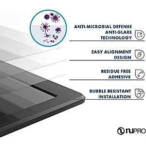 NuPro Anti-Glare Screen Protector for Amazon Fire HD 10 and Fire HD 10 Plus tablet (2021 release), 2-pack