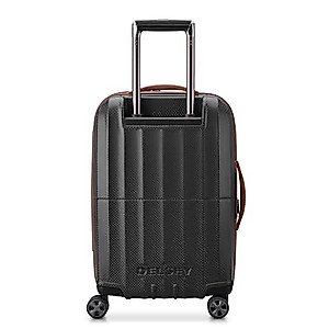 DELSEY PARIS St. Tropez Hardside Expandable Luggage with Spinner Wheels, Black, Carry-on 21 Inch