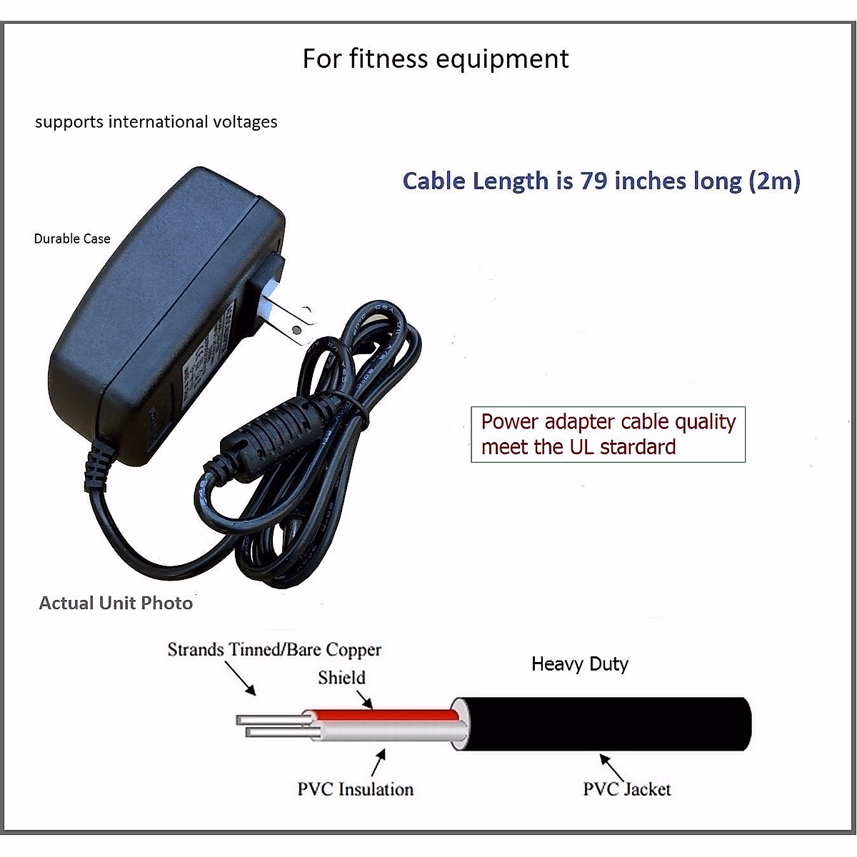 PowerTech Supplier AC Adapter - Power Supply Compatible with ProForm 750R Rower