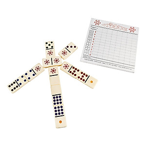 University Games | Spinner Game of Wild Dominoes in On-the-go Travel Tin , for 2 to 8 Players Ages 6 and Up