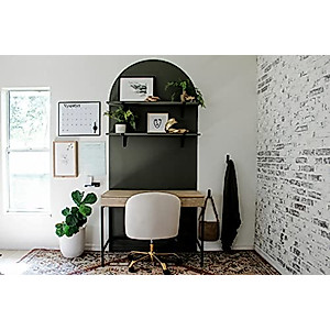Command Large, Damage Free Hanging Wall Hooks with Adhesive Strips, No Tools Double Wall Hooks for Hanging Decorations in Living Spaces, 2 Black Plastic Hooks and 2 Command Strips