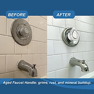 Grandiance 2 PCS Replacement Faucet Handle Compatible with Moen 100710 Posi Temp One Handle Tub and Shower Knob Handle Kit, Replacement Knob Handle for Moen Bathroom Faucet