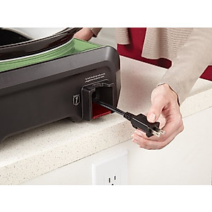 Crock-Pot SCCPMD1-GR Hook Up Double Oval Connectable Entertaining System, 1-Quart, Metallic Sage