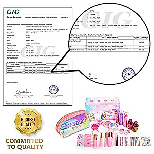 Bakeling Kids Makeup Kit for Girl, 21 Pcs Makeup Kids,Play Makeup for Little Girls Age 3,Makeup for Kids, Toddler Makeup Kit, Girls Play Makeup Set Washable Makeup Toys for Party/Cosplay,Girls Toys