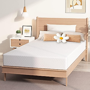 TMEOSK Full Size Mattress, 10 inch Gel Memory Foam Mattress, Cooling Gel Green Tea Mattress Bed in a Box, Medium Firm Feel with Motion Isolating (Full)