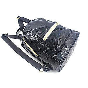 Pamayaneen Girls Hologram Rainbow Backpack Rucksack Glitter Laser Shoulder Bag Casual Daypack