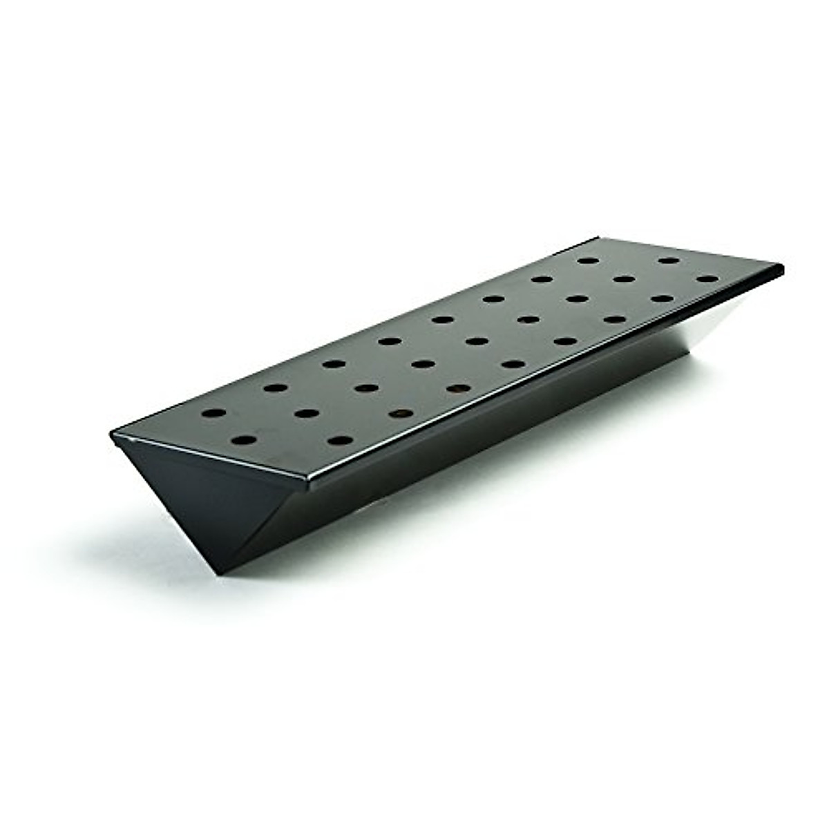 Charcoal Companion Large Nonstick V-Shaped Smoker Box for Gas Grills -- Provides Great Smoky Flavor -- CC4057
