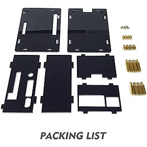 Acrylic Case for InnoMaker AMP and AMP Pro Hat Module Works with Raspberry Pi 5 4 3B B+