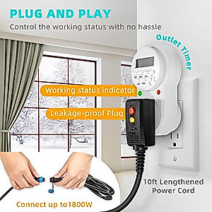 VEVOR Snow Melting Mat 2023 New, 20 x 60 inch, 3 in/h Melting Speed, Heated Outdoor Mats for Winter Walkway, No-Slip Rubber w/Plug, Power Cord, Outlet Timer, Reflective Strip, Velcro, Ground Stake