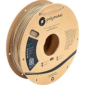 Polymaker Tough PLA 3D Printer Filament 1.75mm, 750g FDE Beige PLA Filament - PolyMax 1.75 PLA Filament FDE Beige, Tougher Than PLA+ 3D Filament, High Impact Strength for Functional Application