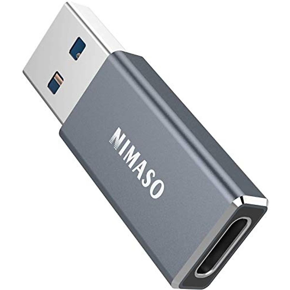 NIMASO USB C Female to USB Male Adapter 5Gbps, Type C to USB A Charger Cable Adapter,Fast Charging Converter Compatible with Power Bank,Laptops,Chargers,Samsung S20 S20+ Note 10,Google Pixel.