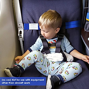 Cowiewie Child Airplane Safety Travel Harness-Portable Safety Restraint System Airplane Accessory for Child