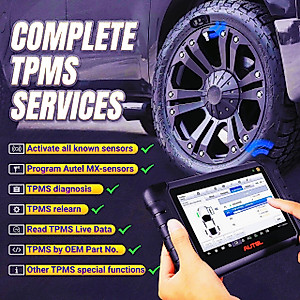 Autel MaxiTPMS TS900 TPMS Programming Tool Sensor Programmer Vehicle Diagnostic Scan Tool OBD2 Code Reader Full TPMS Functions Same as MX900 TS Upgraded from TS608 MaxiCOM MK808TS MX808TS MP808S