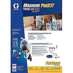 Graco 17G177 Magnum ProX17 Stand Paint Sprayer, Grey/Blue