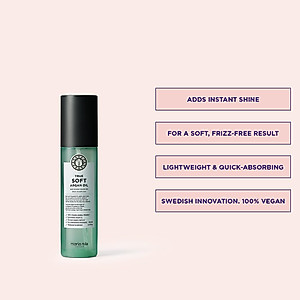 Maria Nila True Soft, Argan Oil 3.4 Fl Oz, For Dry Hair, Easily absorbed, Remoisturises & Reduces Frizz, 100% Vegan & Sulfate/Paraben free
