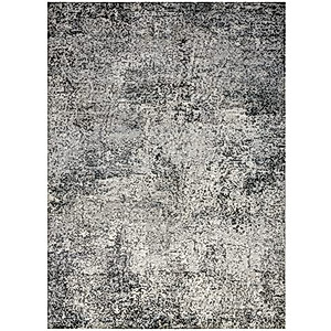 Area Rug Living Room Rugs - 5x7 Large Soft Indoor Neutral Modern Abstract Low Pile Washable Rug Carpet for Bedroom Dining Room Farmhouse Home Office - Beige Grey
