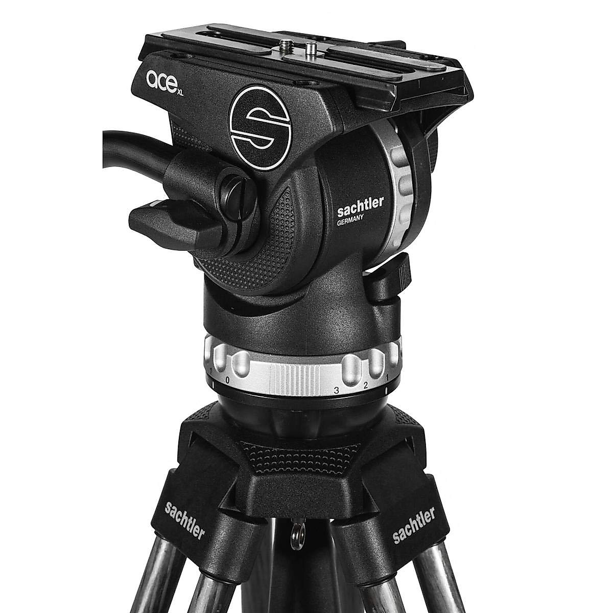 Sachtler Ace XL 75mm Fluid Head with 75/2 3-Section Aluminum Tripod and Mid-Level Spreader