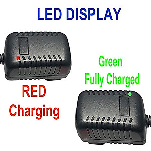 6V Kids Ride On Car Charger, 6 Volt Battery Charger for BMX X6 Audi R8 Spyder Kid TRAX Disney GMC Wal-Mart Kid TRAX Moto ATV Quad Disney Ride On Car Power Charger