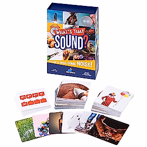 Blue Orange Games What's That Sound? A Sound-Mimicking Party Game for Kids and Adults of All Ages, 3 to 6 Players.