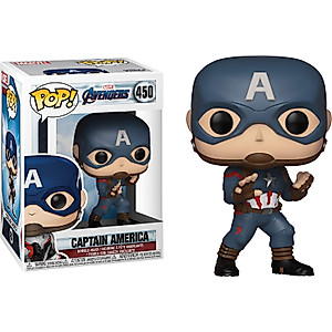 MARVEL AVENGERS: ENDGAME POP! CAPTAIN AMERICA VINYL BOBBLE-HEAD EXCLUSIVE