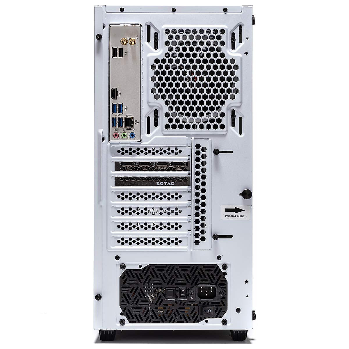 Skytech Chronos Gaming PC Desktop - AMD Ryzen 7 2700X, NVIDIA RTX 2070 Super 8GB, 16GB DDR4 (2X 8GB), 1TB SSD, 650 Watt Gold