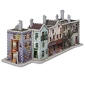 Wrebbit3D Harry Potter Diagon Alley 3D Puzzle for Teens and Adults | 450 Real Jigsaw Puzzle Pieces | Not Just an Ordinary Model Kit for Adults for Harry Potter Fans