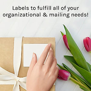 Premium Label Supply White Sticker FBA Labels – 4" x 3.33" – Laser/Inkjet Compatible – (6 Labels/Sheet), 25 Sheets - 150 Total Adhesive Labels