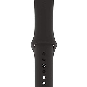 Apple Watch Series 4 (GPS + Cellular, 44MM) - Space Black Stainless Steel Case with Black Sport Band (Renewed)