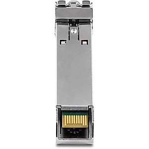 TRENDnet 10GBASE-SR SFP+ Multi Mode LC Module, TEG-10GBSR, Supports Distances up to 300m (984 feet), Hot Pluggable Fiber SFP+ Transceiver, 850nm Wavelength, Lifetime Protection, Silver