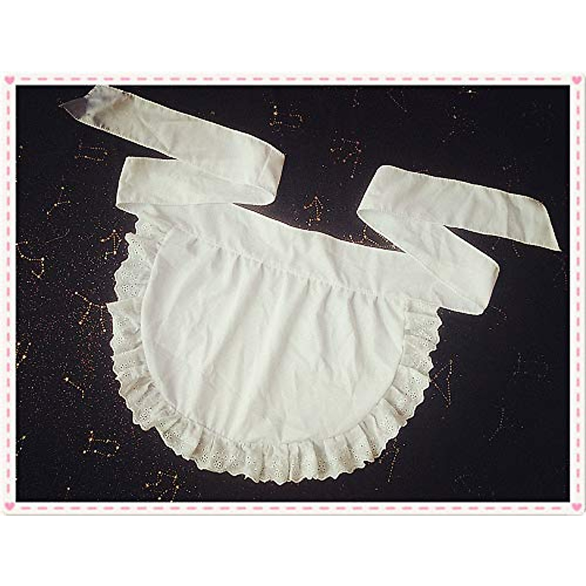 MAYSONG Victorian Women's Maid Cosplay Apron French Housekeeper Apron