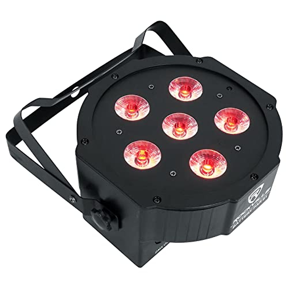 Rockville Battery PAR 61 Black RGBWA+UV Rechargeable Stage Wash Light, DMX Control, Sound Activated, Includes Remote, Up to 18 Hours Battery Life, Perfect for DJ Events, Parties,