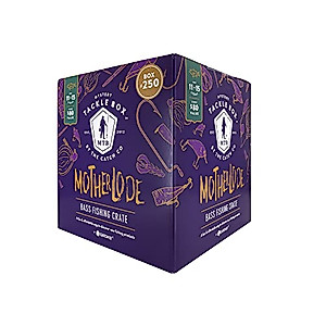 Catch Co Mystery Tackle Box Motherlode Bass Fishing Crate | Largemouth Bass | Smallmouth Bass | Freshwater Fishing Kit |