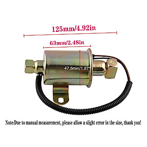 A047N929 Fuel Pump,A029F887 Electric Fuel Pump Replace Airtex E11015 149-2620 Compatible with Cummins Onan 5500 5.5KW Gas Generator Marquis Gold Rialta RV 5500 EVAP Motor Set
